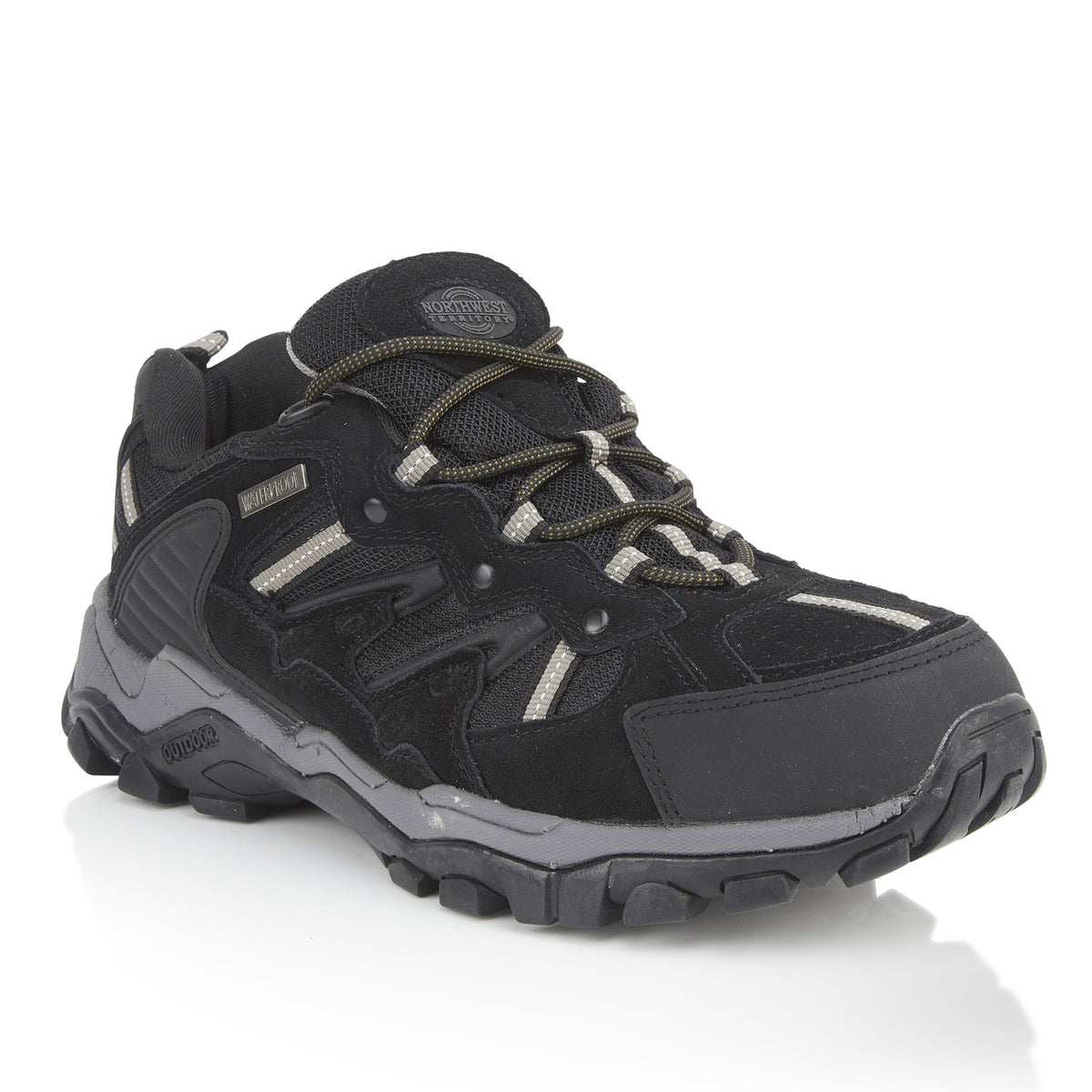 Reliance Mens Waterproof Walking Shoes Black | All-Terrain
